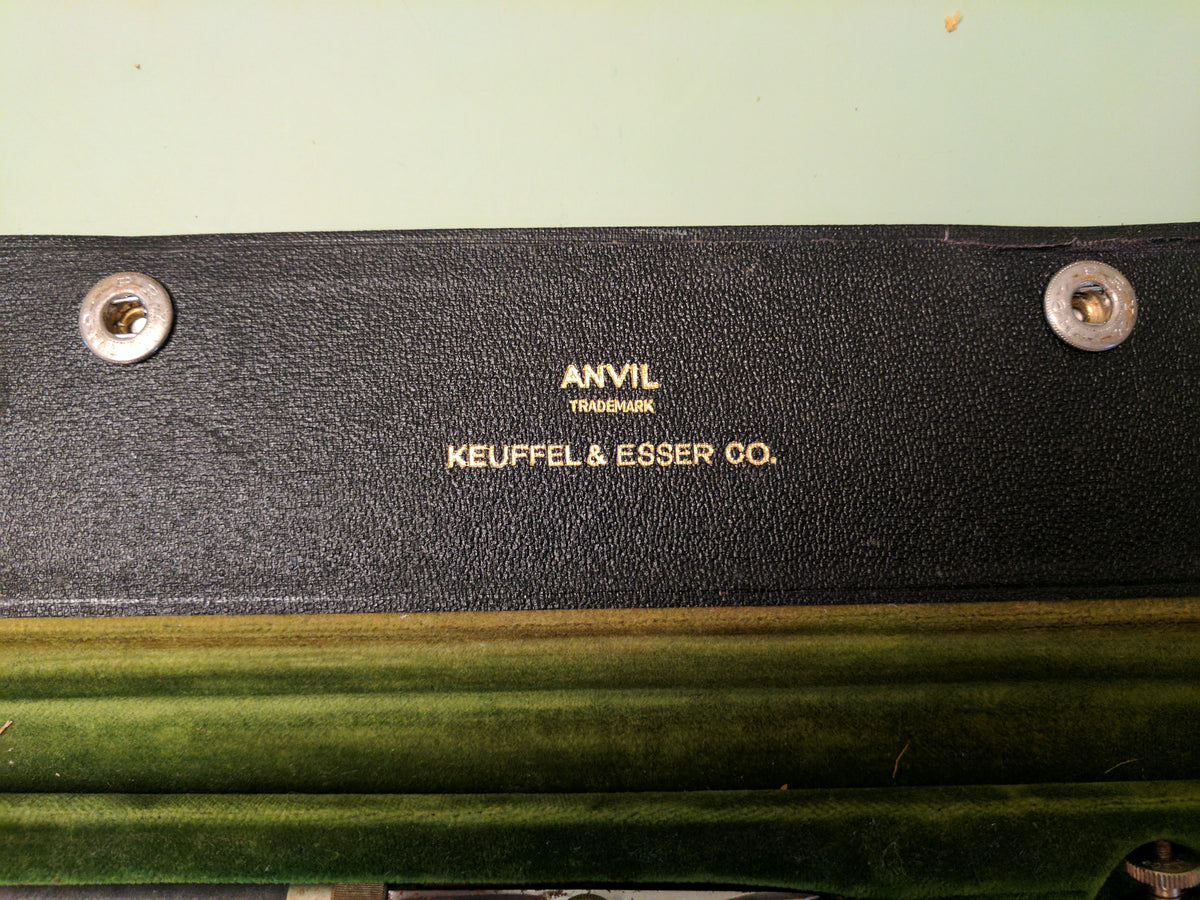 KEUFFEL and ESSER N996 Mechanica*l Drafting Tool Set - Anvil Germany F ...