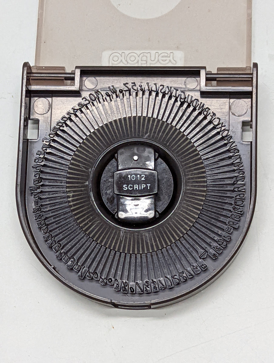 Brother M8300/9300 compatible* SCRIPT print wheel F*S – Reticulum