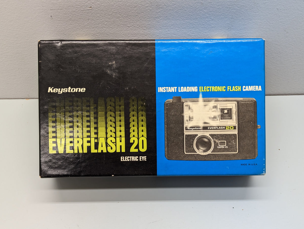Keystone Everflash 20 Camera* with Electric Eye, in box with documents ...