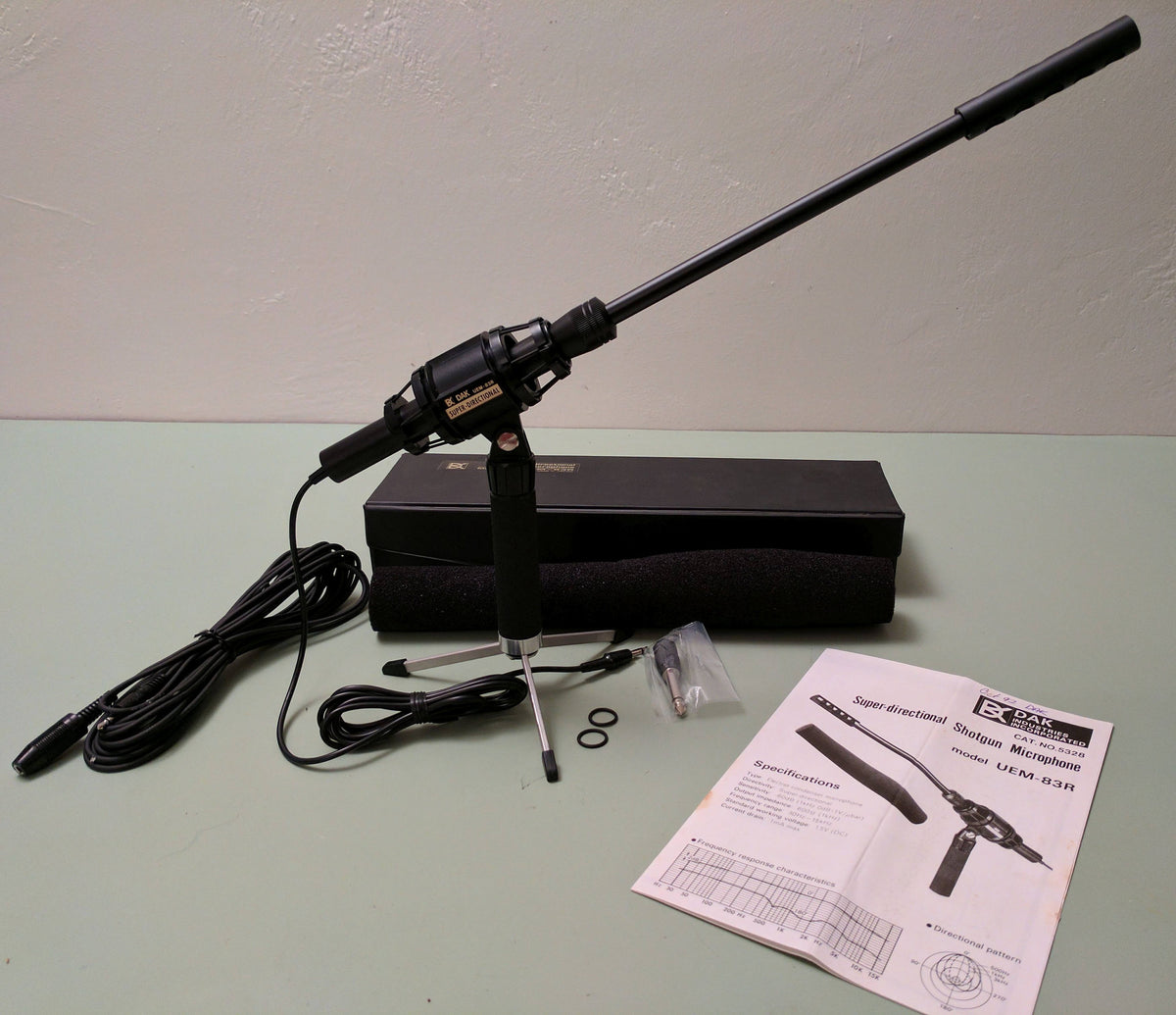 DAK UEM 83R * Super Directional Microphone with Case and Accessories F ...
